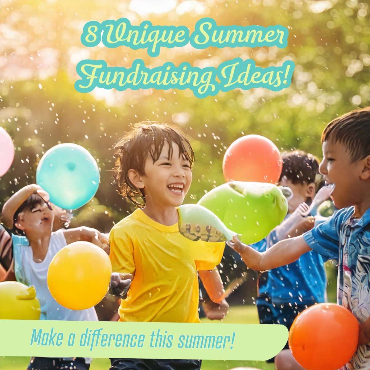 Creative Summer Fundraisers with Snacks, Games & Big Laughs - Gogo Fund